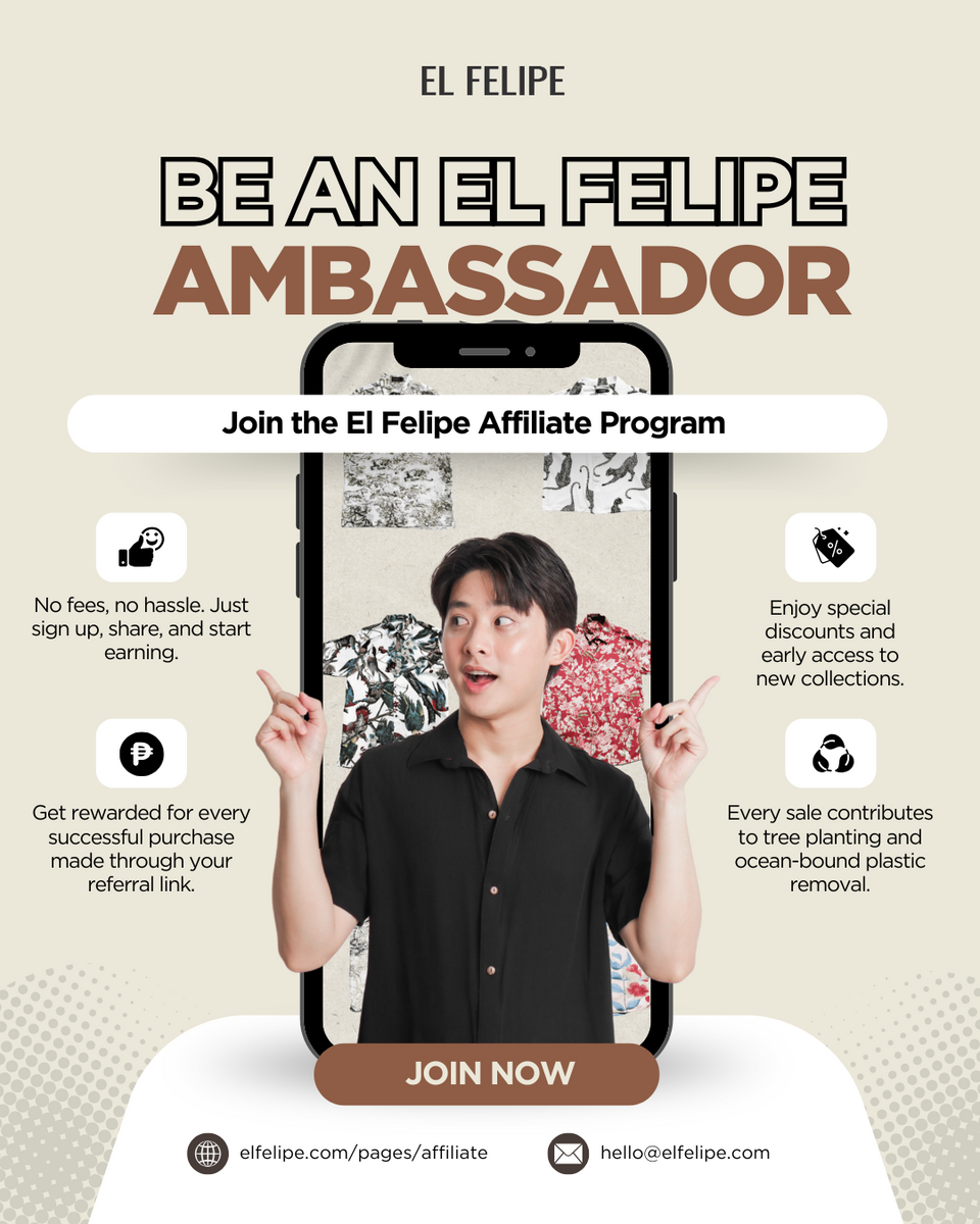 El Felipe Launches Affiliate Program: Earn While You Share Your Style ...